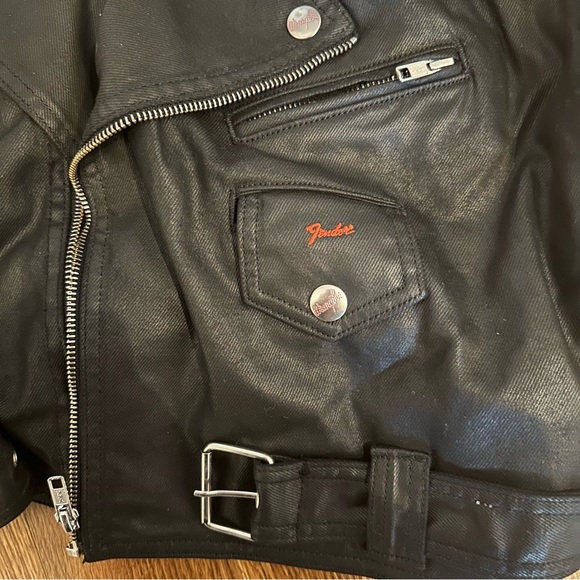 Wrangler | Jackets & Coats | Nwt Wrangler X Fender Womens Cropped Moto ...